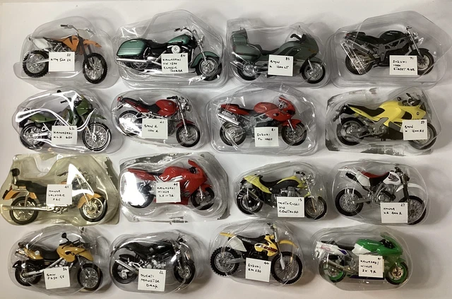 MAISTO (HACHETTE) 1:18 Scale Mega Bikes Collection - Choose from Drop ...