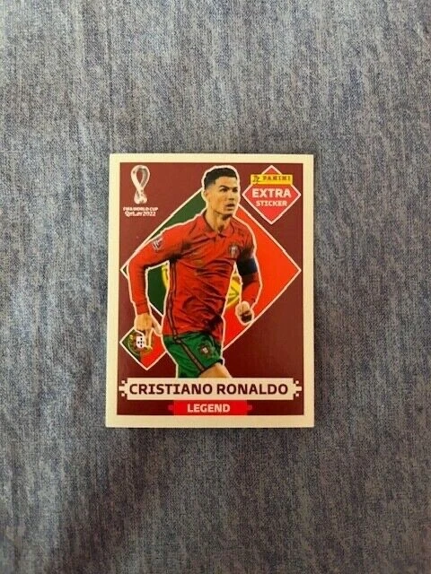PANINI - WC Qatar 2022 - Cristiano Ronaldo - Extra Sticker Base ...
