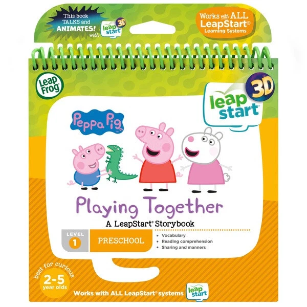 LEAPFROG LEAPSTART PEPPA Pig 3D Story Book £25.99 - PicClick UK
