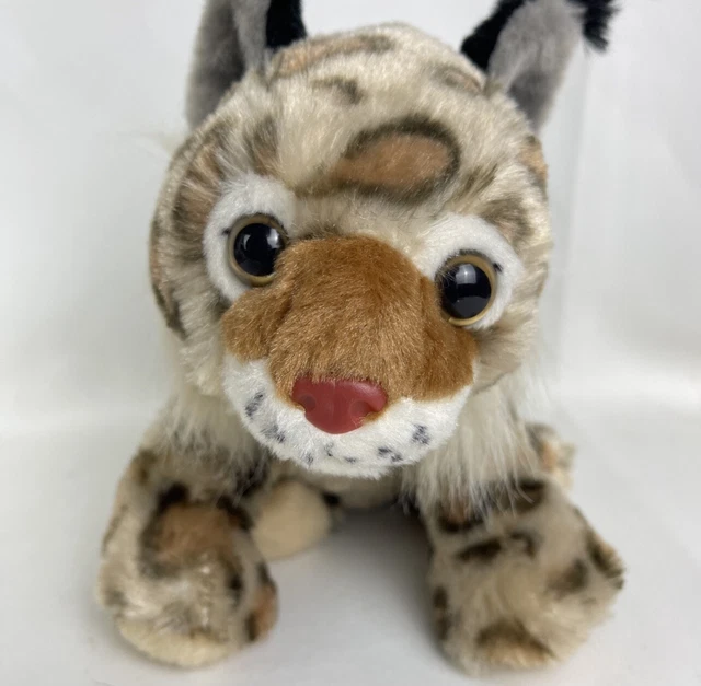 WILD REPUBLIC BOBCAT Lynx Spotted Wildcat Plush Stuffed Animal 12 ...