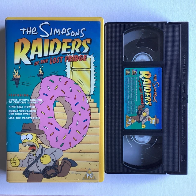 THE SIMPSONS RAIDERS Of The Lost Fridge (VHS video, 2000) Homer ...