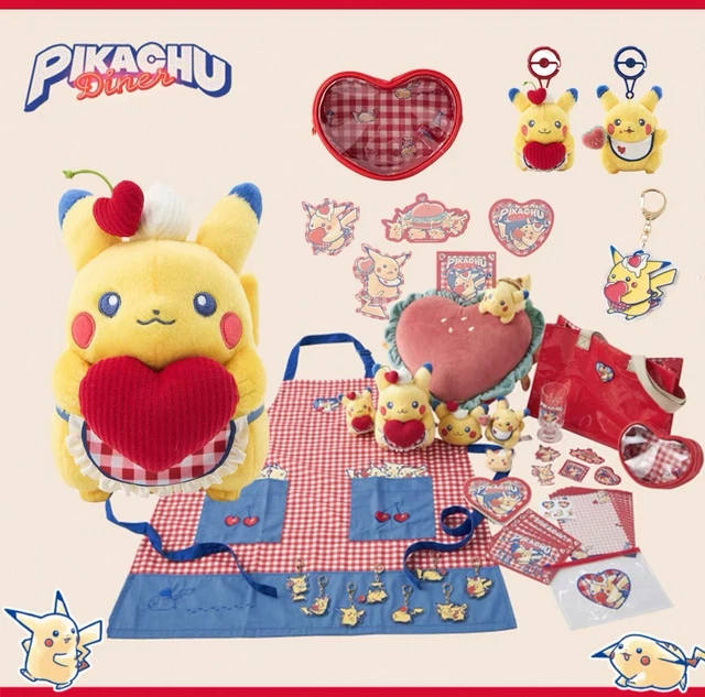 POKEMON CENTER ORIGINAL Plus PIKACHU DINER Goods Stuffed toy Japan July ...