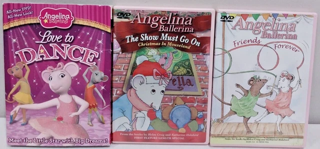 LOT OF 10 ANGELINA BALLERINA Kids Show Cartoon DVDs, No doubles, All ...