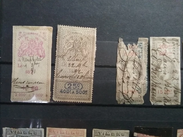 BJ5 FRANCE TIMBRE vignette affiche dimension quittance reçu 1800 et + à ...