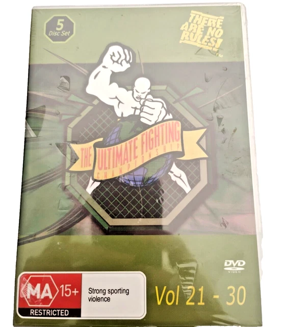UFC THE ULTIMATE Fighting Championship DVD Vol 21-30 - MMA Boxset (1994 ...