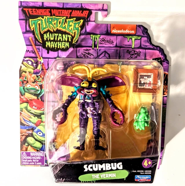 TEENAGE MUTANT NINJA Turtles Mutant Mayhem Scumbug Action Figure NEW ...