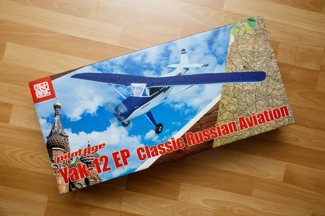 RED SQUARE MODELS, YAK 12, BLUE, ARF, RC Airplane, electric £60.00 ...