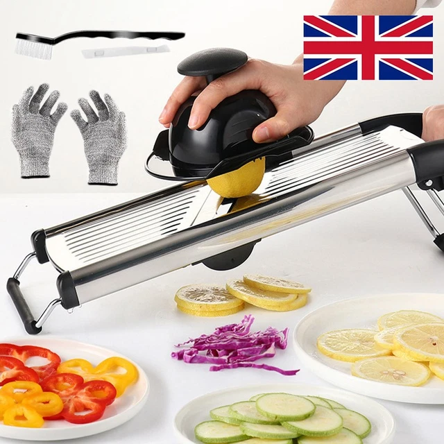 PROFESSIONAL MANDOLIN SLICER Vegetable Cutter Food Fruit Chopper Gretar ...