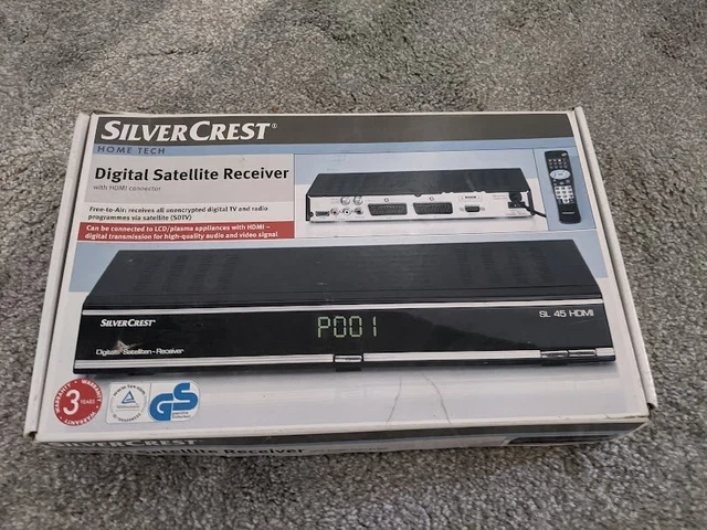 SILVERCREST SL45 DIGITAL satellite receiver DVB. RC Inc. Boxed. £15.67 ...