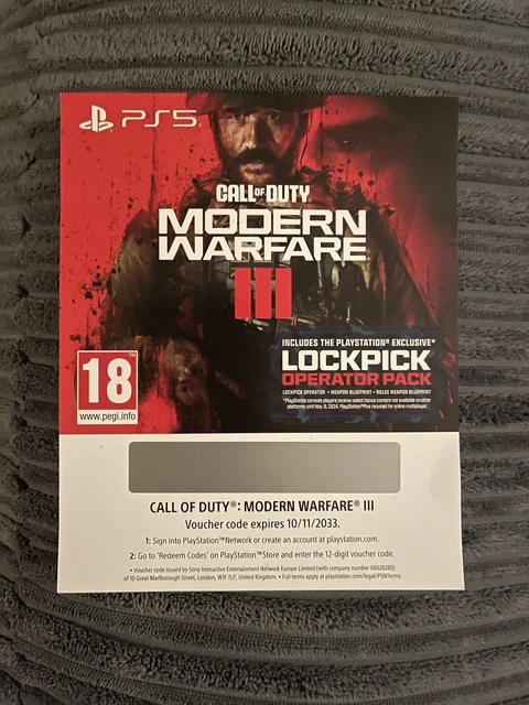 CALL OF DUTY Modern Warfare III COD MW3 PS5 EUR 59,47 - PicClick FR