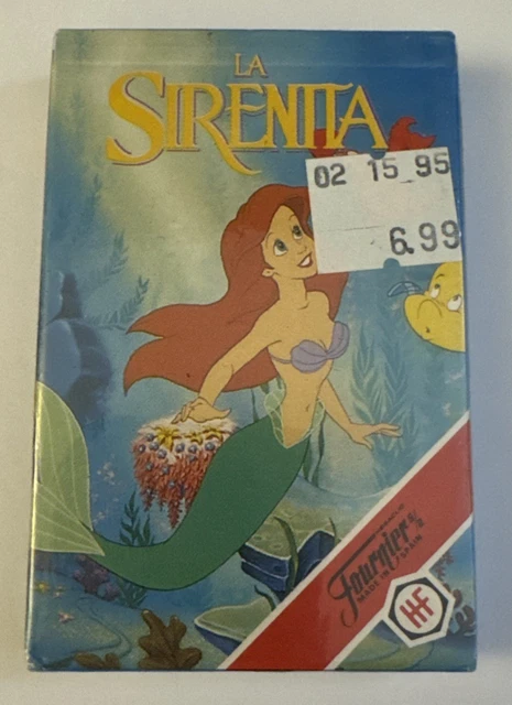 1993 LITTLE Mermaid- La Sirenita De Disney Spanish Edition 33 Card Game ...