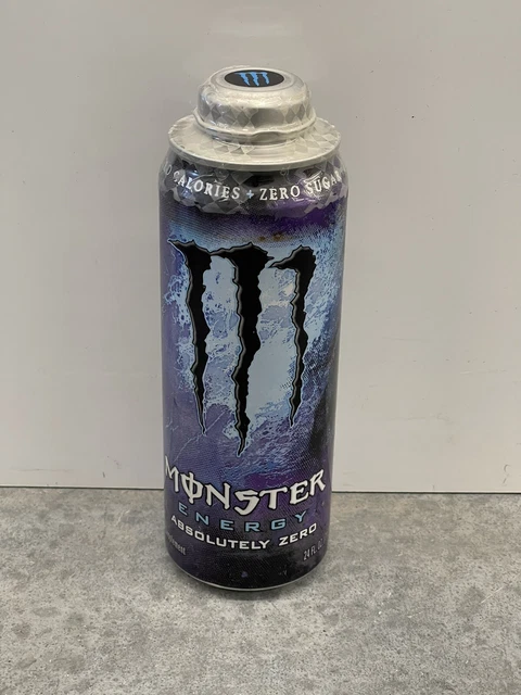 MONSTER ENERGY ABSOLUTELY Zero 24 oz Can FULL Twist Top SKU 0511 £33.04 ...