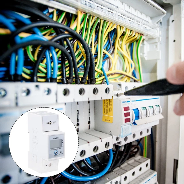 220 /230V ELECTRICITY Energy Meter Usage Monitor Power Consumption £16. ...