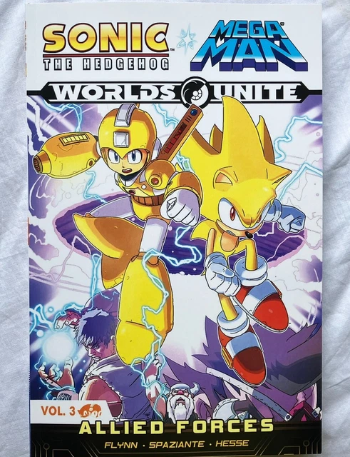 SONIC THE HEDGEHOG Mega Man WORLDS UNITE VOLUME 3 Allied Forces ...