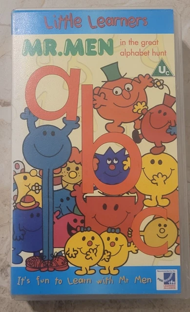 MR MEN AND Little Miss Learners in the Great Alphabet Hunt (VHS Tape ...