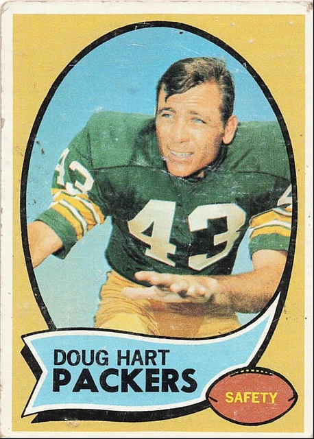 1970 TOPPS DOUG Hart recrue Green Bay Packers #2 EUR 1,10 - PicClick FR