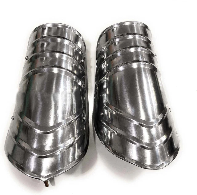 LARP ARMOR STEEL Bracers Arm Guard Protection Armour Knight Costume EUR ...