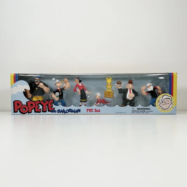 RARE DARK HORSE Comics POPEYE The Sailor Man PVC Seven Figure Set 2002 ...