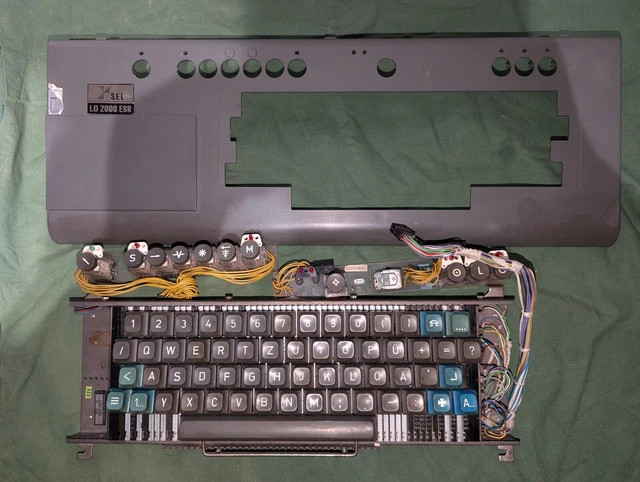 MECHANICAL KEYBOARD FROM Siemens telex machine £49.99 - PicClick UK