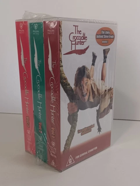 STEVE IRWIN’S THE Crocodile Hunter VHS Video Collection Vol. 1, 2 & 3 ...