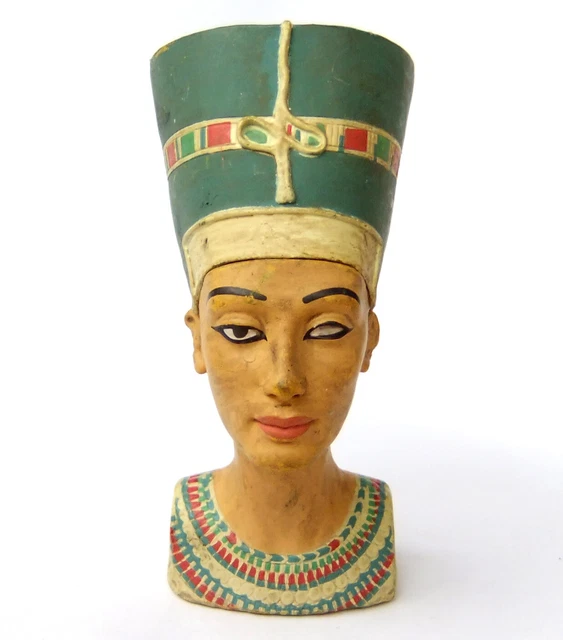 5 BUST ANCIENT Egyptian Pharaoh Tutankhamun Gold Mask Coffin Akhenaten ...