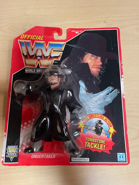 WWF WRESTLING HASBRO Action Figure Undertaker on MOC New + Original ...