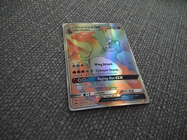 POKEMON CHARIZARD GX Hyper 150/147 - Ultra Rara Ombre Infuocate - ITA ...