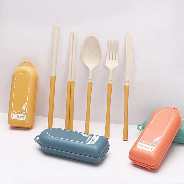 BOX DINNERWARE SET Cutlery Set Tableware Knives Fork Spoon Chopsticks ...
