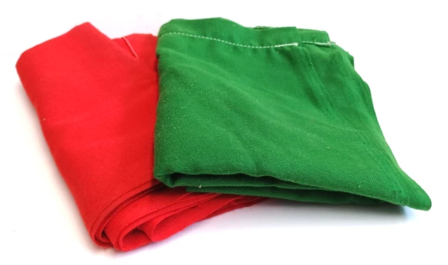 2 RAILWAY SIGNAL FLAGS RED & GREEN 90cm x 90cm £19.99 - PicClick UK