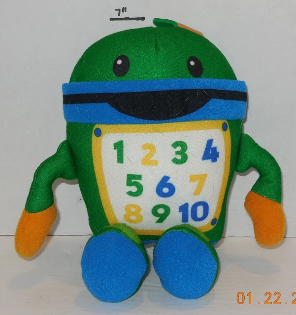 NICKELODEON NICK JR. Team Umizoomi 9" GREEN BOT Plush Doll Stuffed Toy ...