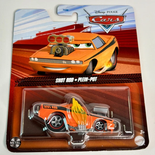 DISNEY PIXAR CARS Snot Rod With Flames Diecast Mattel Snotrod Free ...