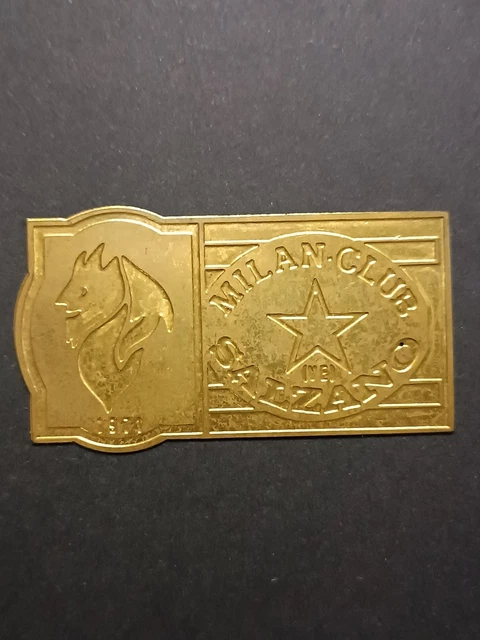 PINS PIN BADGE Spilla badge Milan Club Salzano vintage 1971 ,,, EUR 30 ...