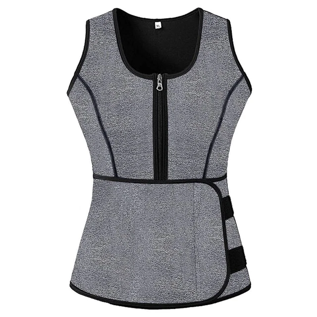 SWEAT VEST FOR Women, Slimming Body Shaper, Weight Loss Gray £22.47 ...