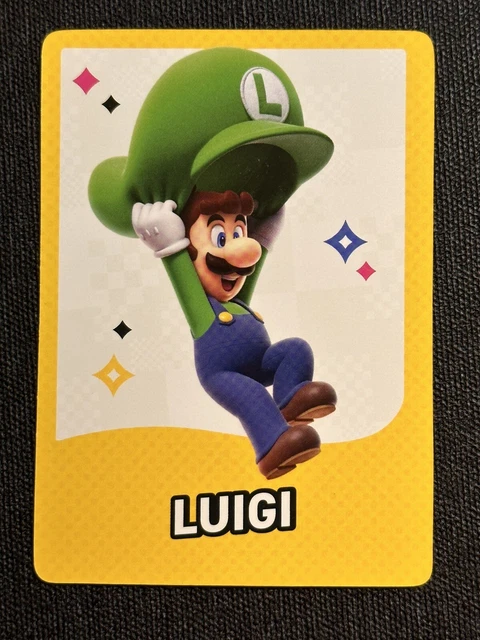 SUPER MARIO BROS Wonder Luigi Trading Card £3.85 - PicClick UK