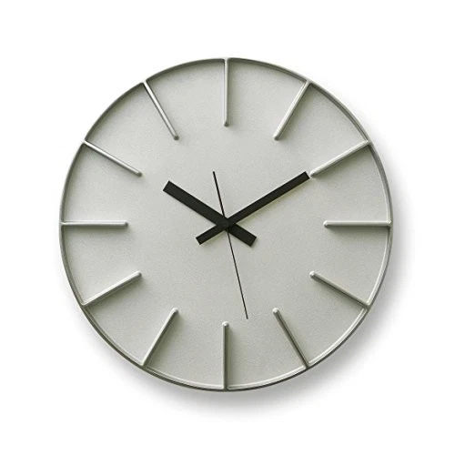 LEMNOS EDGE CLOCK Aluminum AZ-0115 AL Wall Clock Japan $587.98 ...