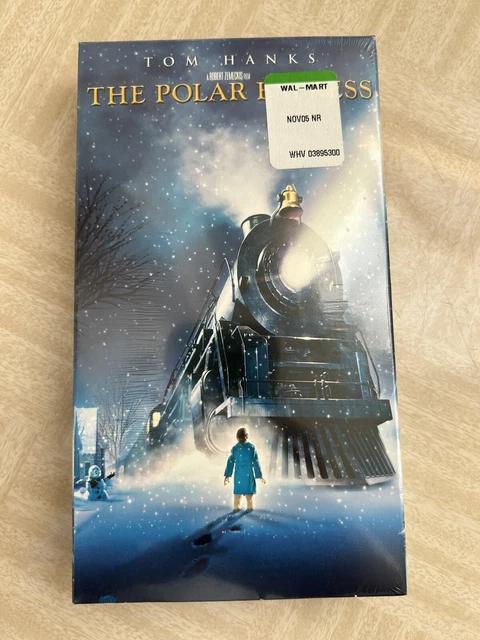 THE POLAR EXPRESS VHS 2005 Tom Hanks Factory Sealed Watermark Christmas ...