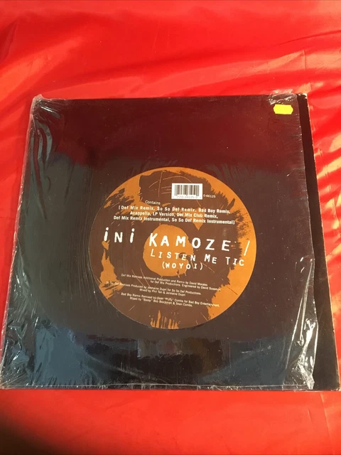 INI KAMOZE FRAT. Da Brat/Listen To Me Tic 12" Remix Vinyle Single 1995 ...