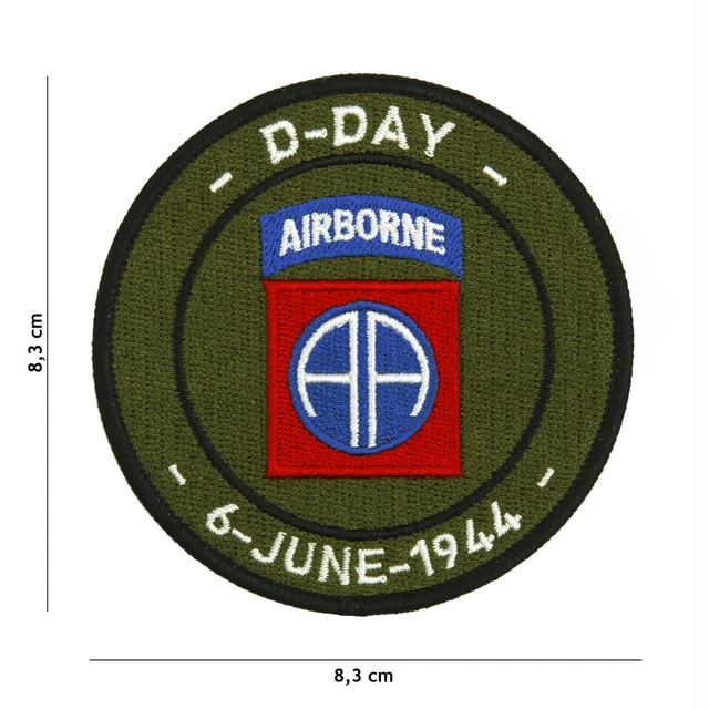 PATCH US ARMY D-Day 82nd Airborne Paratrooper 75 Anniversary Operation ...