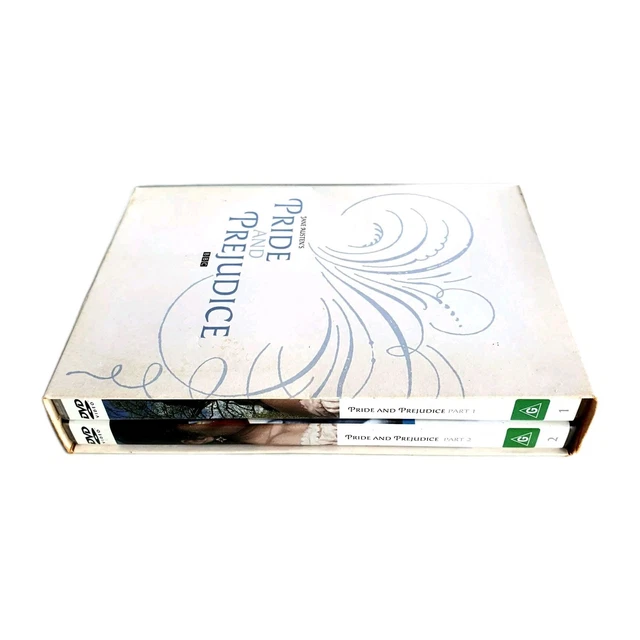 JANE AUSTEN'S PRIDE And Prejudice DVD Part 1 & 2 British Drama BBC Gift ...