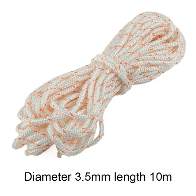 LONG LASTING PULL Cord Rope 3 5mm x 10Meters for Most Garden Machinery ...