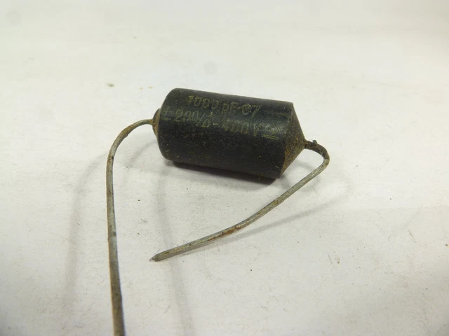 ONE VINTAGE RADIO HAM hi-voltage capacitor 1nF 1000pF 400V NOS EUR 5,00 ...