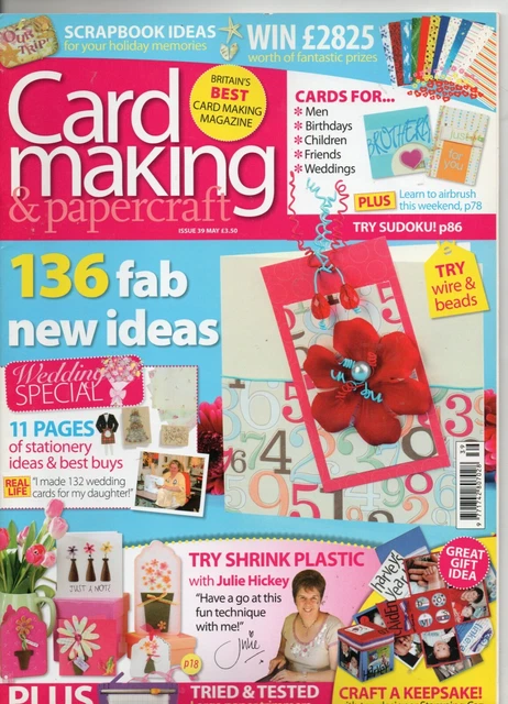 CARD MAKING & Papercraft Magazine - 136 Ideas - Stationery, Keepsakes ...