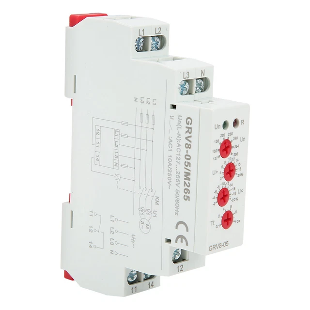 3-PHASE VOLTAGES MONITORING Relay Phase Sequence Phase Failure ...
