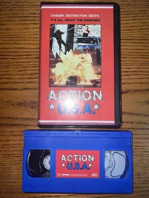 ACTION USA LUNCHMEAT VHS Rare Limited Edition OOP Blue Variant Action ...