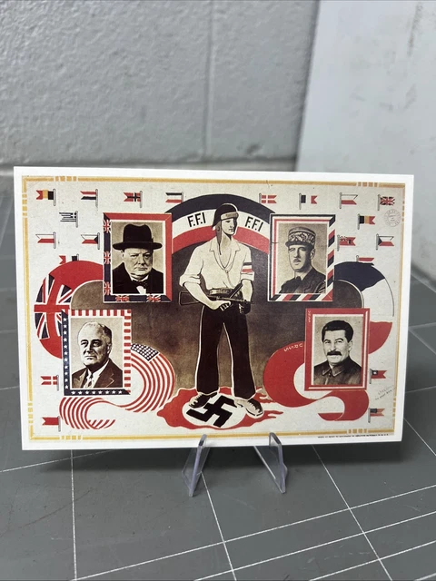 VINTAGE WW2 REPRODUCTION Postcard Adolf Hitler Nazi Germany War $9.99 ...