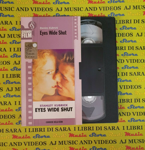 VHS FILM EYES WIDE SHUT Stanley Kubrik Nicole Kidman CORRIERE SERA (F6 ...