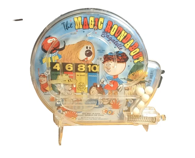 MAGIC ROUNDABOUT BAGATELLE Marx Toys 1967. BBC TV. Complete. Very Good ...