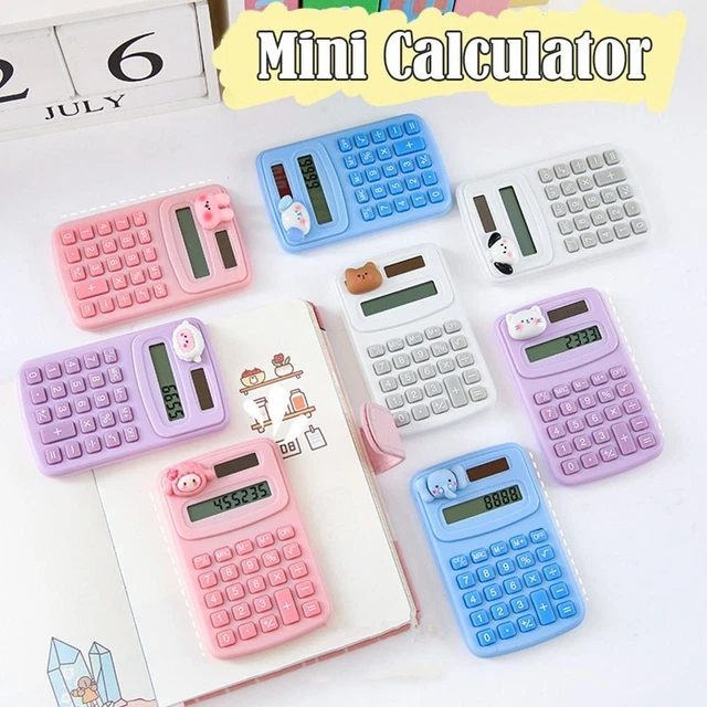 PLASTIC MATH CALCULATOR Cute Accounting Calculator Mini Calculator ...