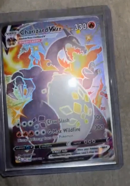POKEMON 2021 CHARIZARD VMAX SV107 Full Art Shining Fates GEM MINT PSA ...