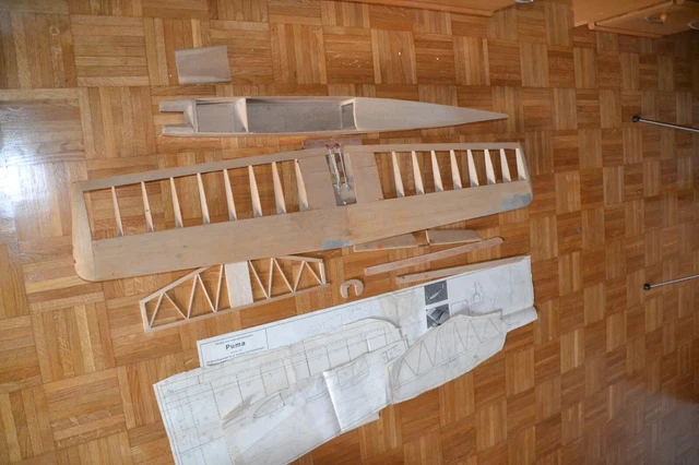 ROBBE PUMA I Rohbau Modellflugzeug EUR 90,00 - PicClick DE